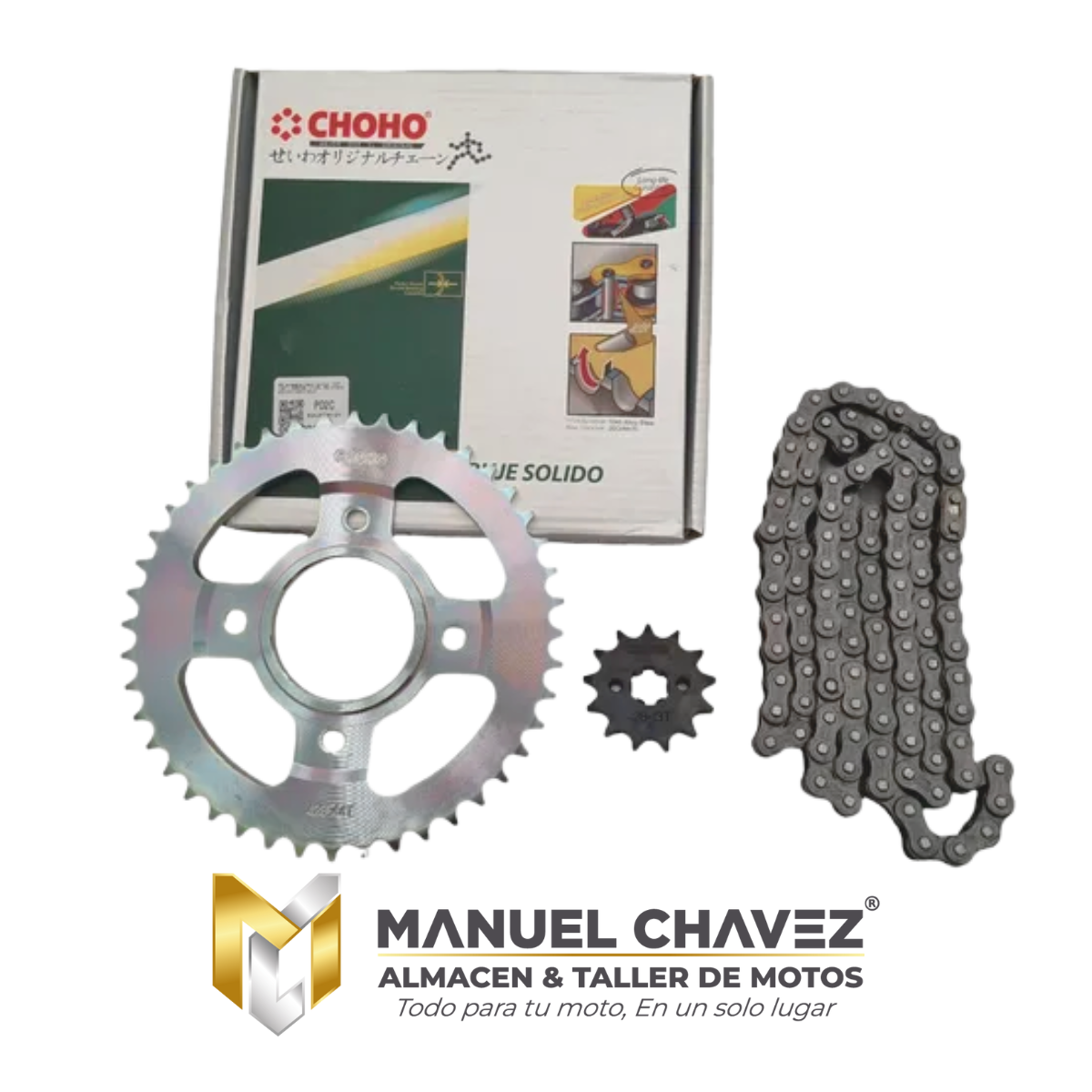 KIT ARRASTRE IGNITOR 125 428HS/108L/44T/13T CHOHO - ManuelChavez.co ...
